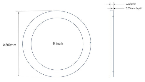 8 Inch Wafer With 6 Inch Pocket – MORETEC
