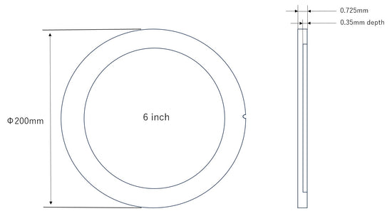 8 Inch Wafer With 6 Inch Pocket – MORETEC