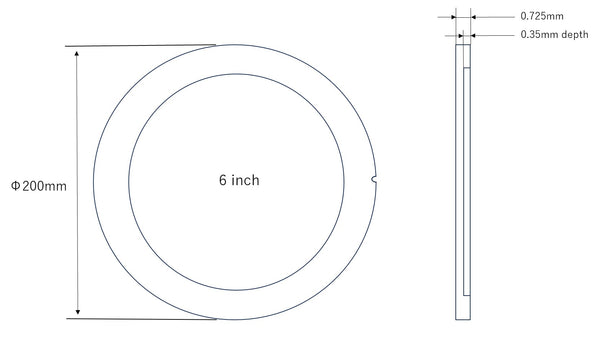 8 Inch Wafer With 6 Inch Pocket – MORETEC