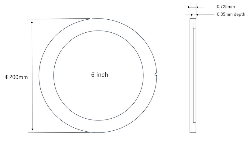8 Inch Wafer With 6 Inch Pocket – MORETEC