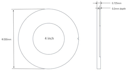 8 Inch Wafer With 4 Inch Pocket – MORETEC
